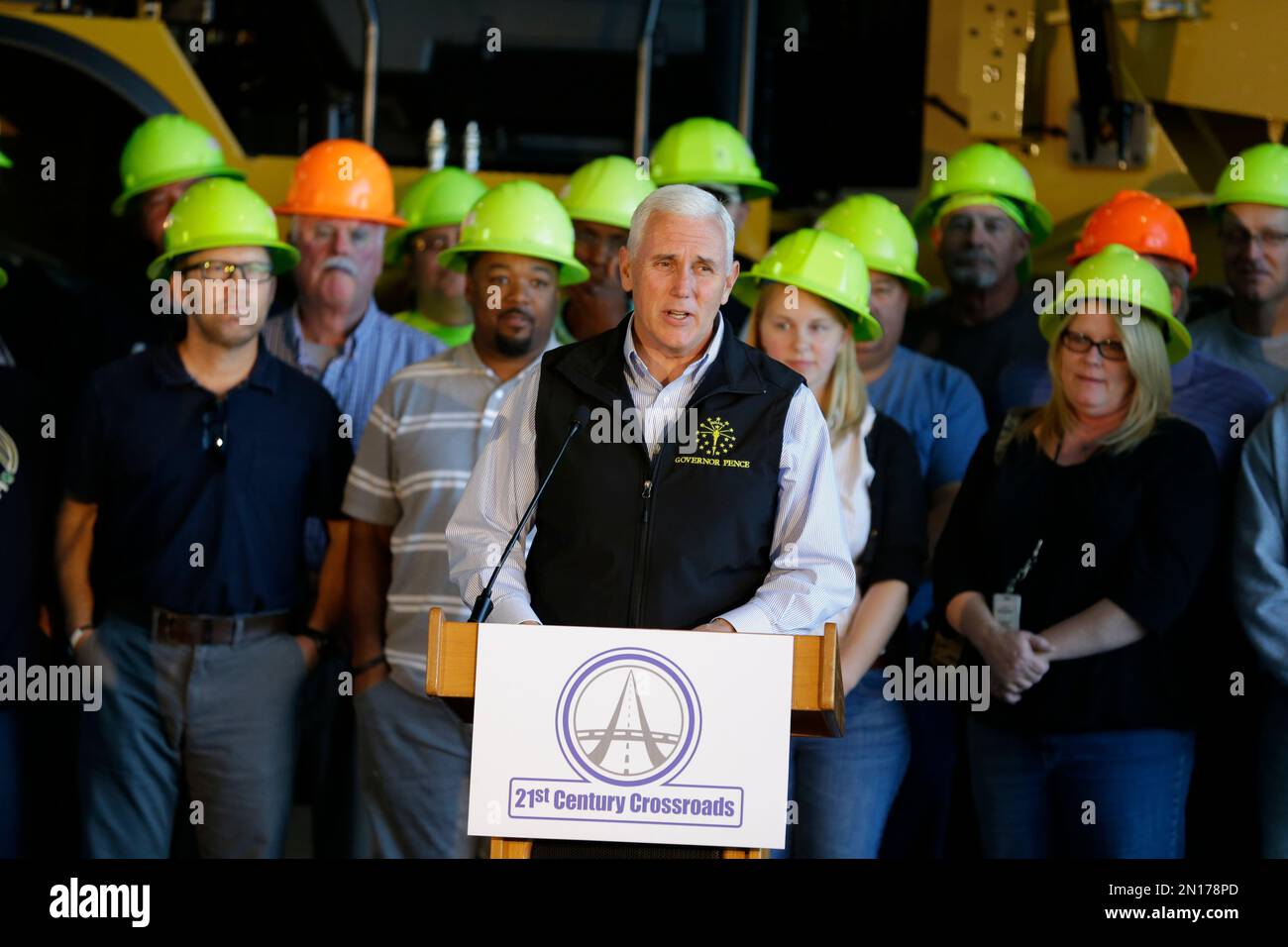 Indiana Gov. Mike Pence announces a 1 billion boost in state highway ...