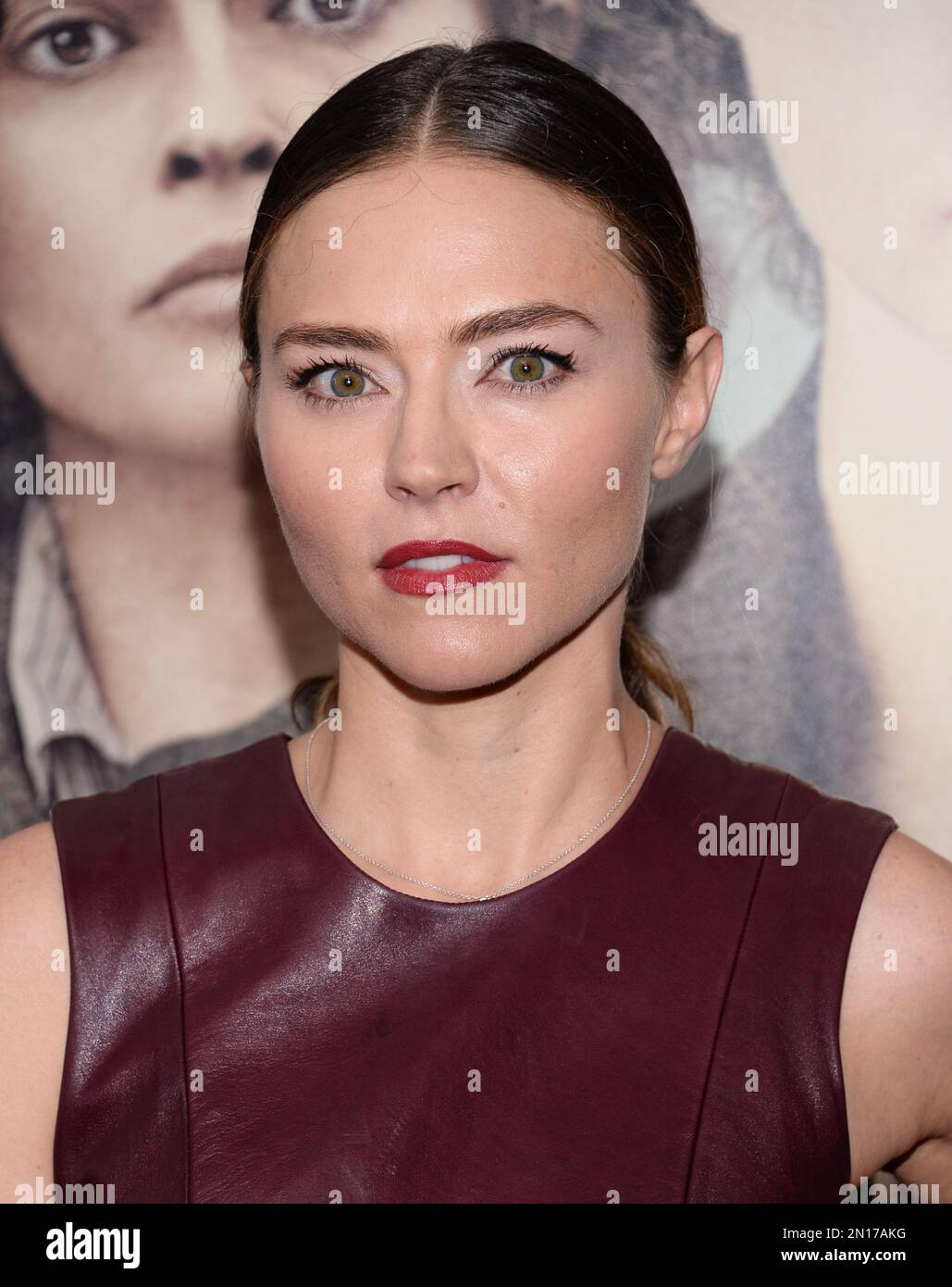 Actress Trieste Kelly Dunn attends the premiere for "Suffragette" at ...