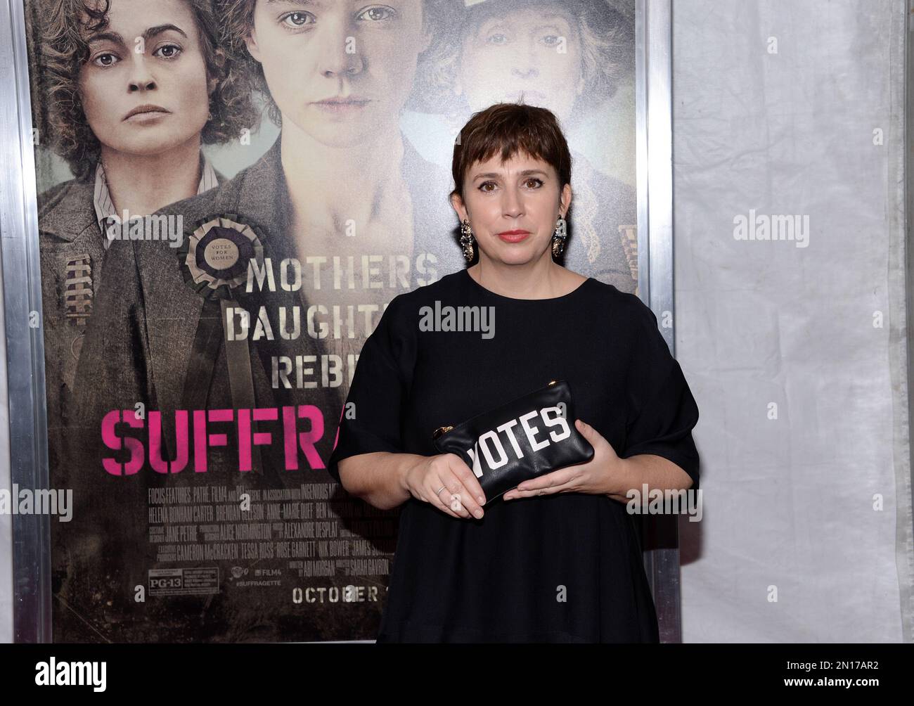 Writer Abi Morgan attends the premiere for "Suffragette" at the Paris ...