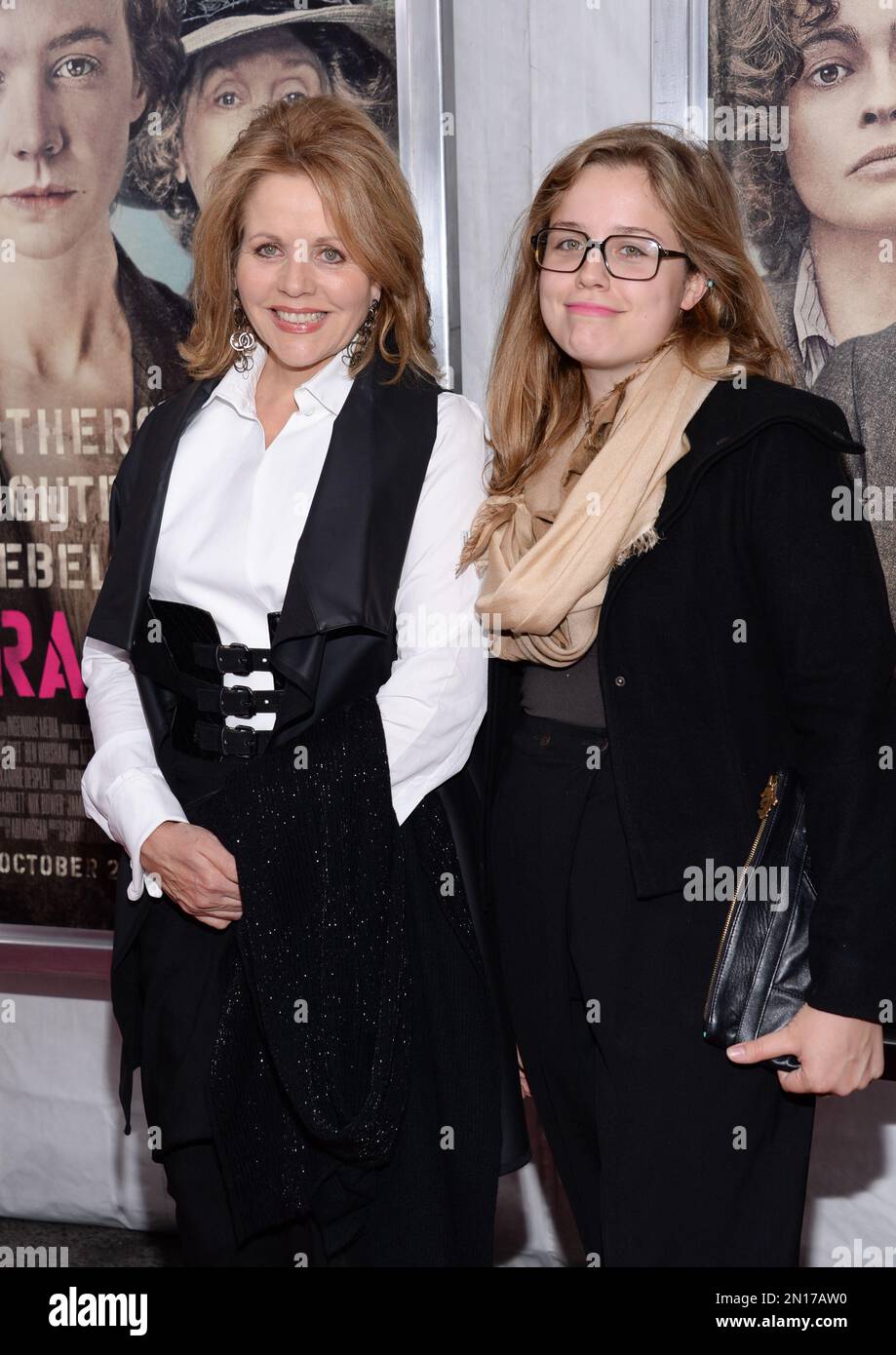 Opera singer Renee Fleming, left, and daughter Amelia Fleming attend the premiere for ...