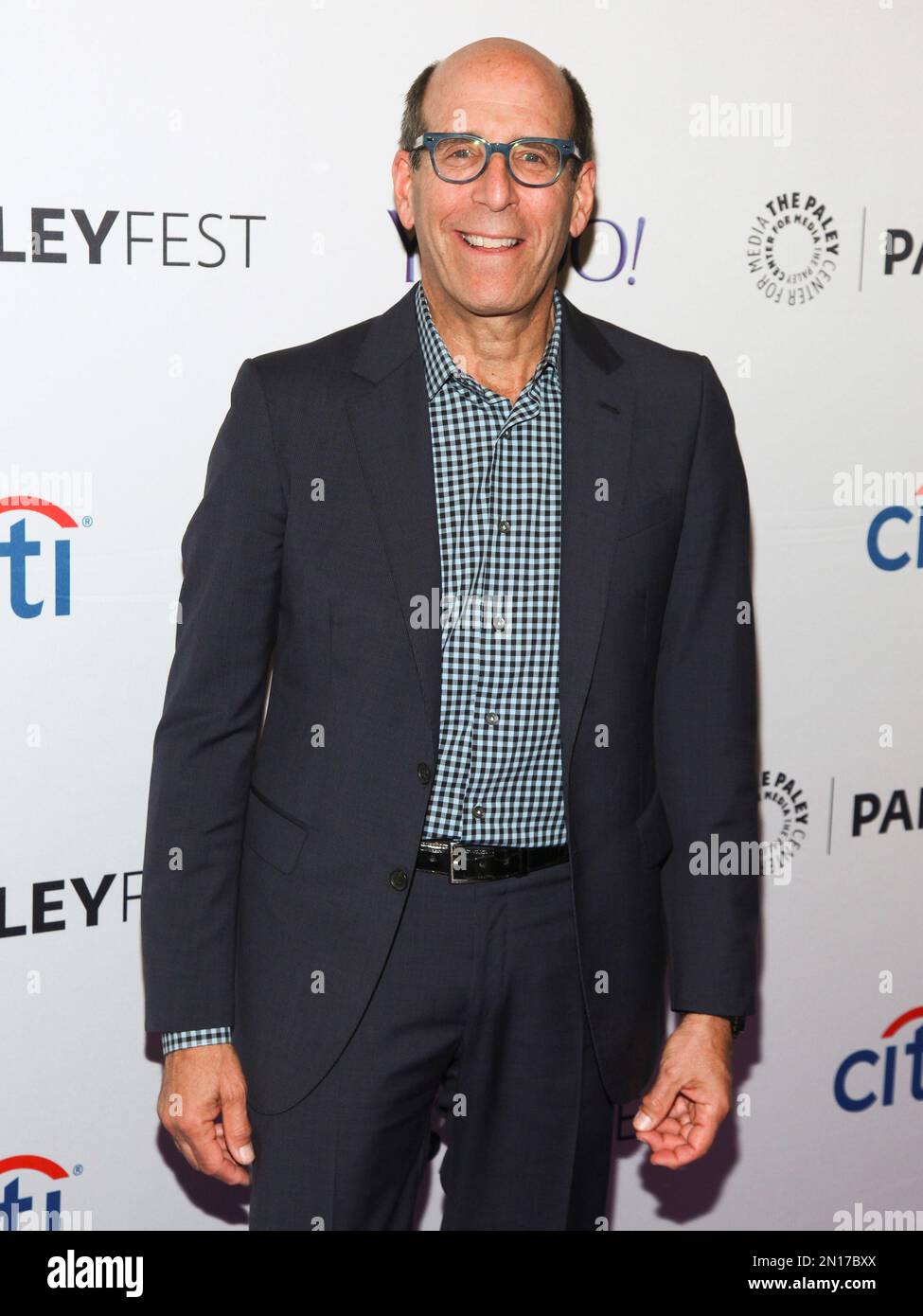 Matt Blank arrives at the 2015 PaleyFest New York "The Affair" panel ...