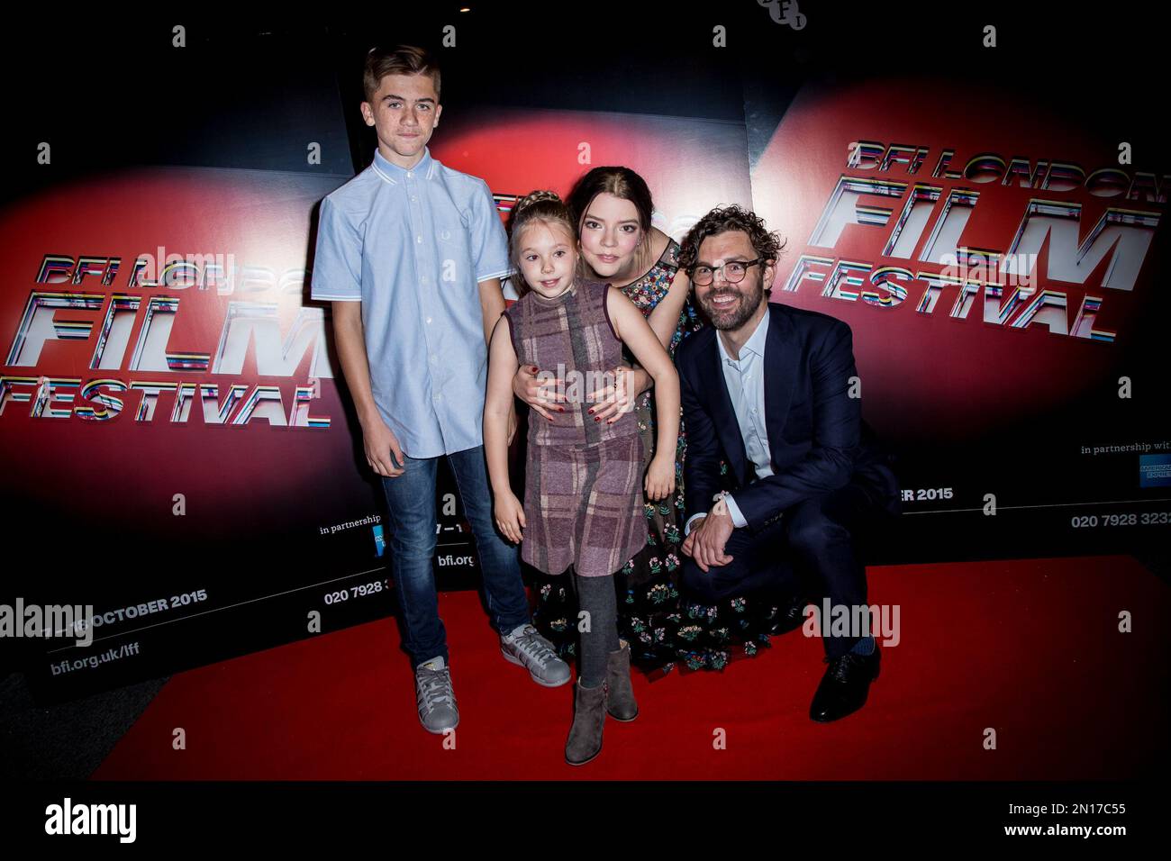 From left, Harvey Scrimshaw, Ellie Grainger, Anya Taylor-Joy and ...