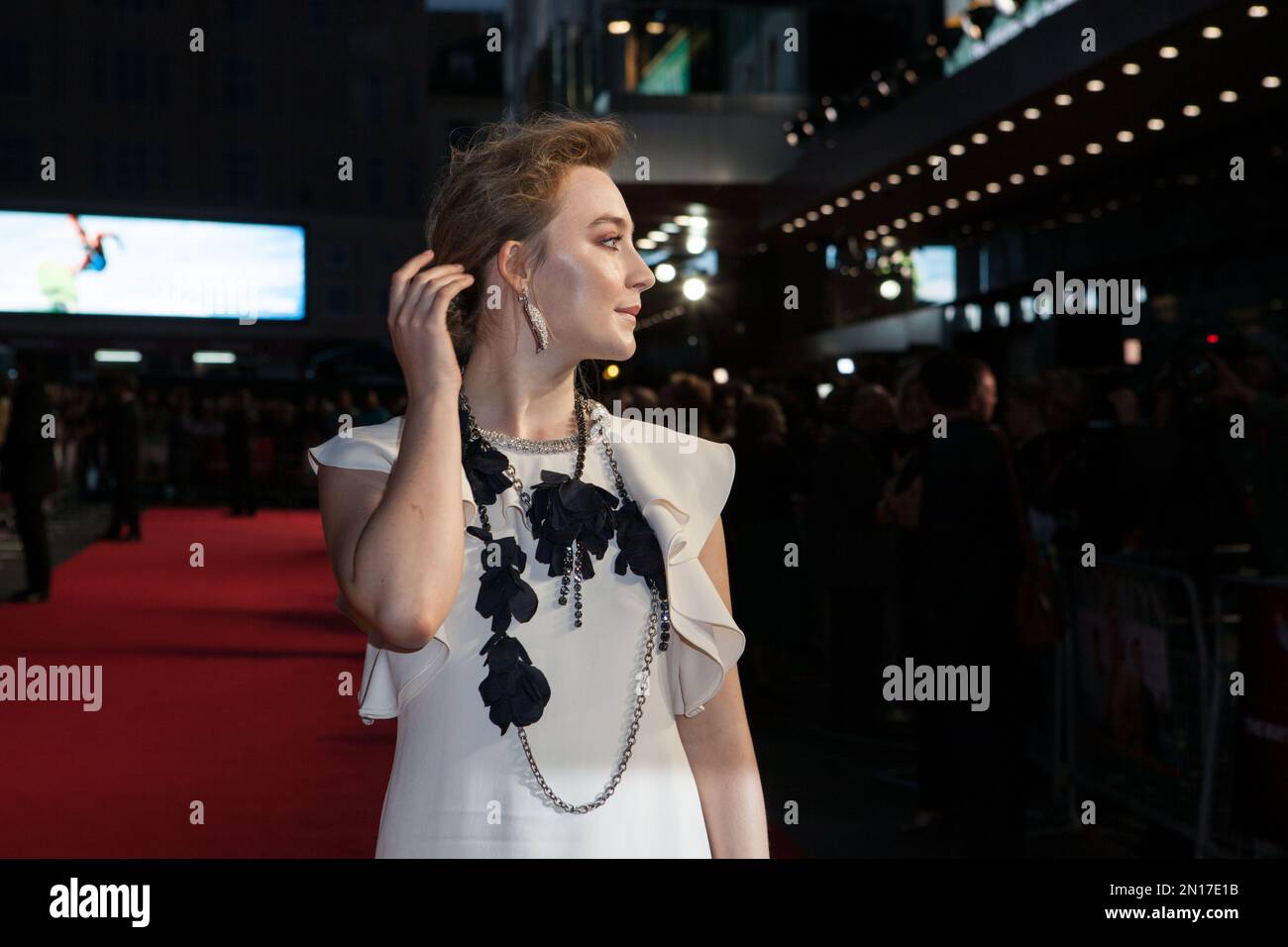 Saiorse Ronan poses for photographers upon arrival at the Premiere of ...