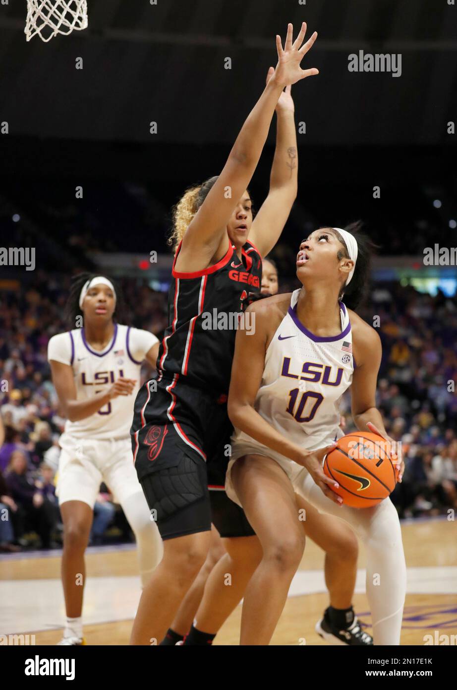 Baton Rouge, USA. 02nd Feb, 2023. LSU Lady Tigers forward Angel Reese ...