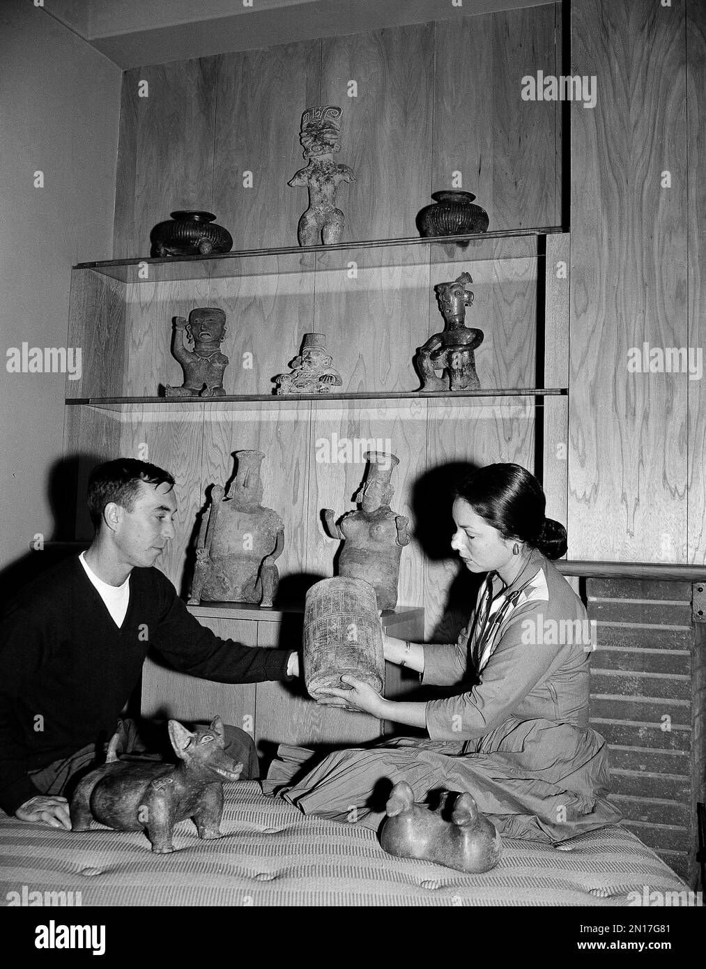 Bill Pearson, a jockey whose hobby is collecting pre-Columbian art ...