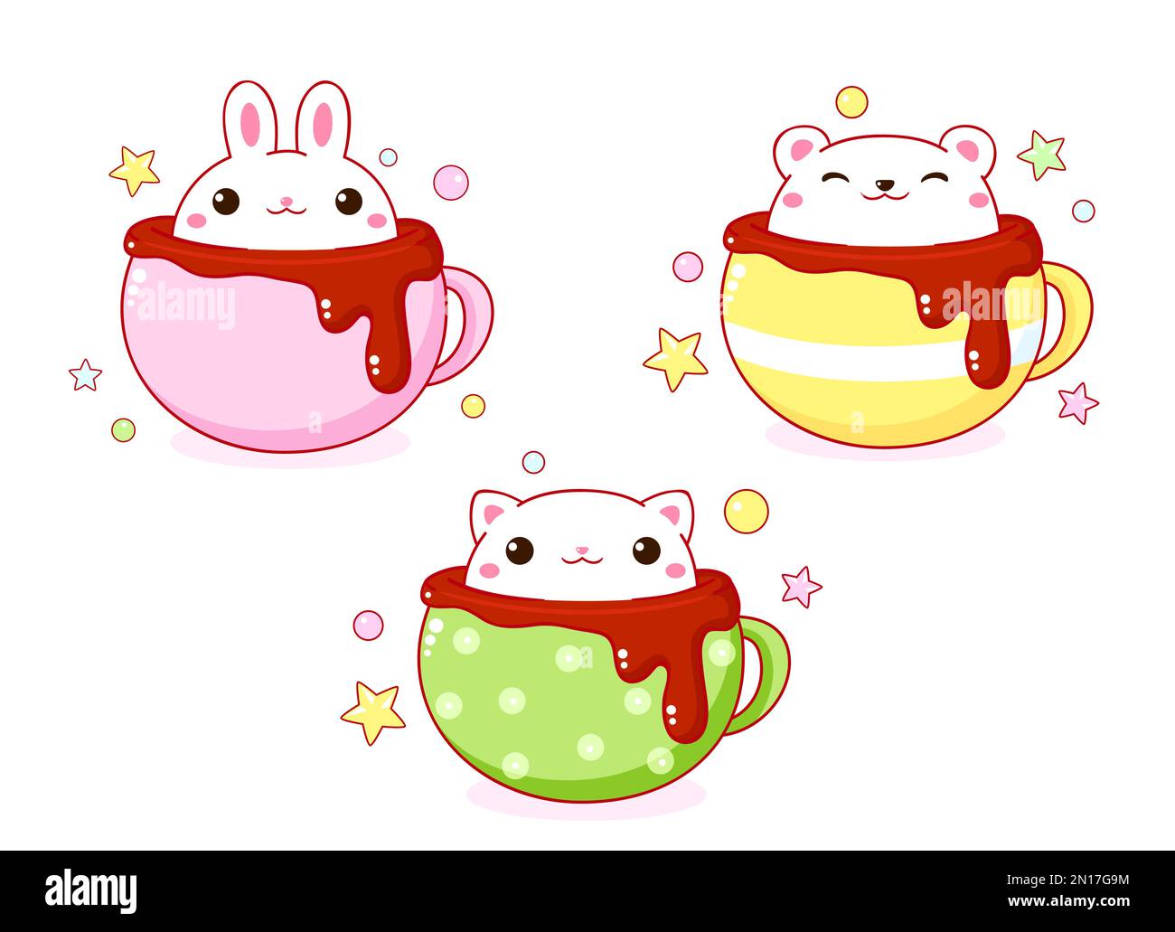 Cute Animals In Cups