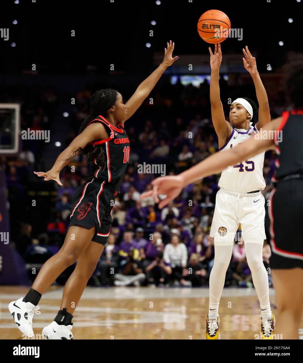 Baton Rouge, USA. 02nd Feb, 2023. LSU Lady Tigers guard Alexis Morris ...