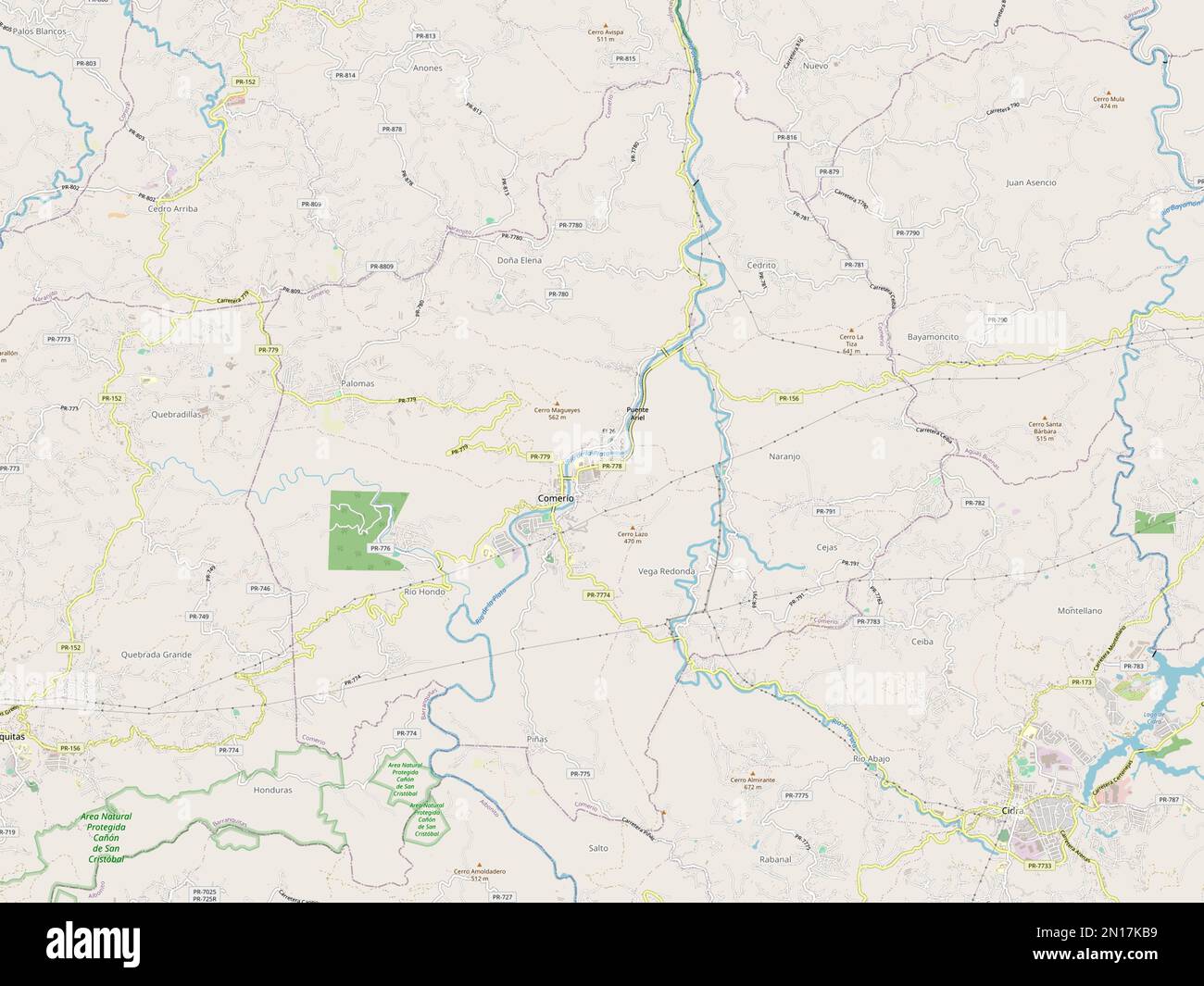 Map of hondo hi-res stock photography and images - Alamy