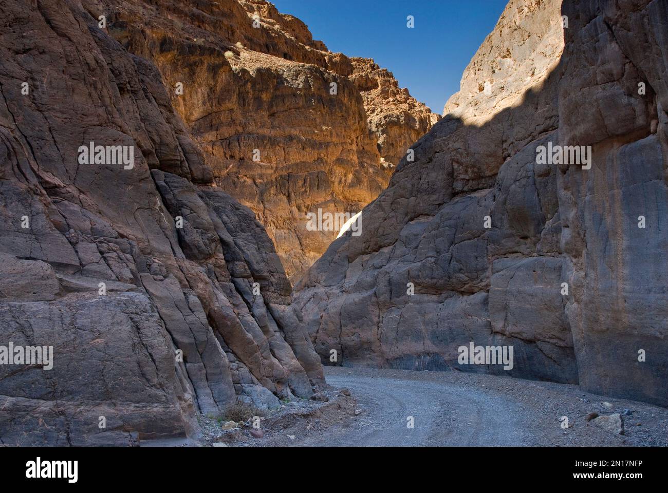 Narrows of Titus Canyon in Grapevine Mountains, Death Valley National ...