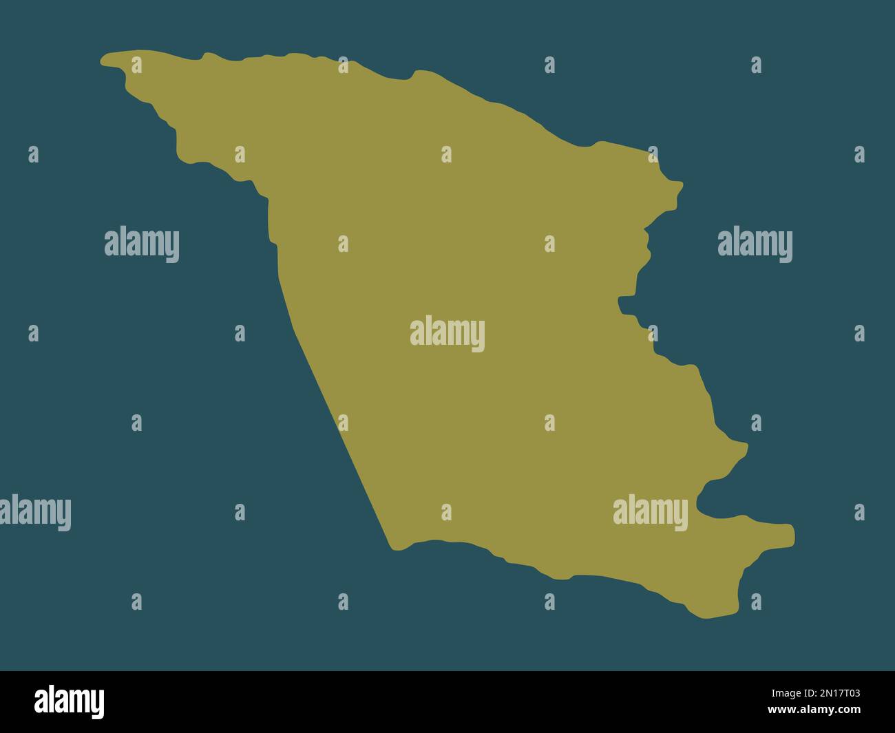 Isabela, municipality of Puerto Rico. Solid color shape Stock Photo - Alamy
