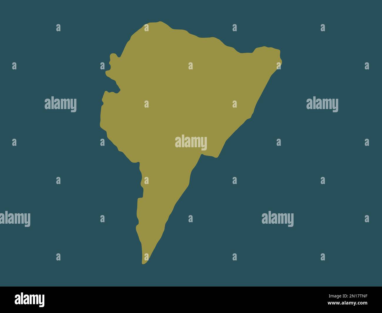 Juncos, municipality of Puerto Rico. Solid color shape Stock Photo - Alamy