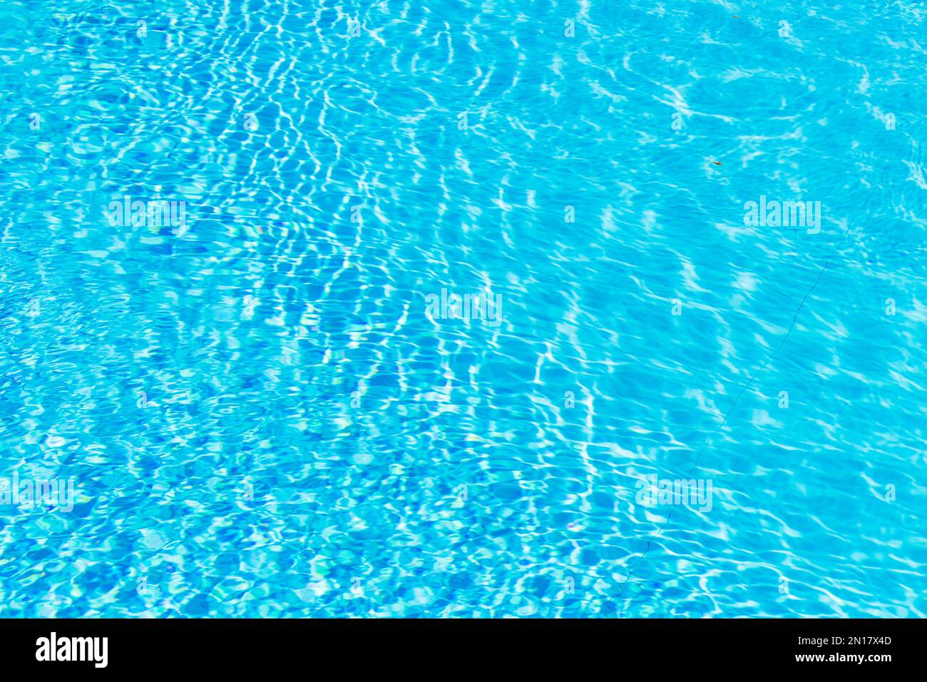 pool design in a modern residence. Sunny weather, sun beds. Vacation ...