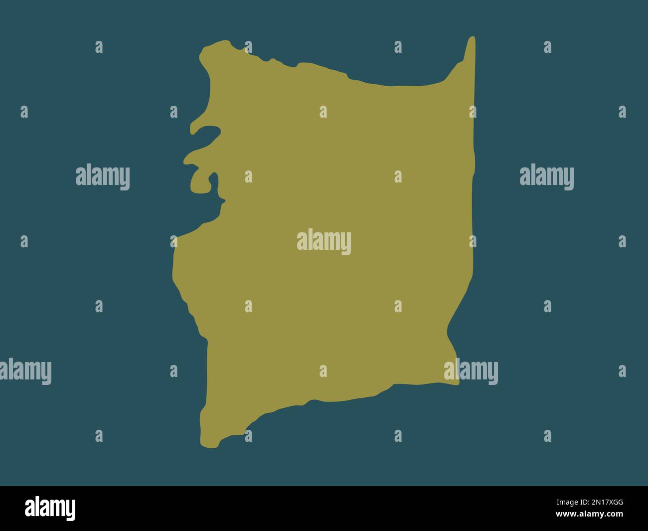 Manati, municipality of Puerto Rico. Solid color shape Stock Photo - Alamy