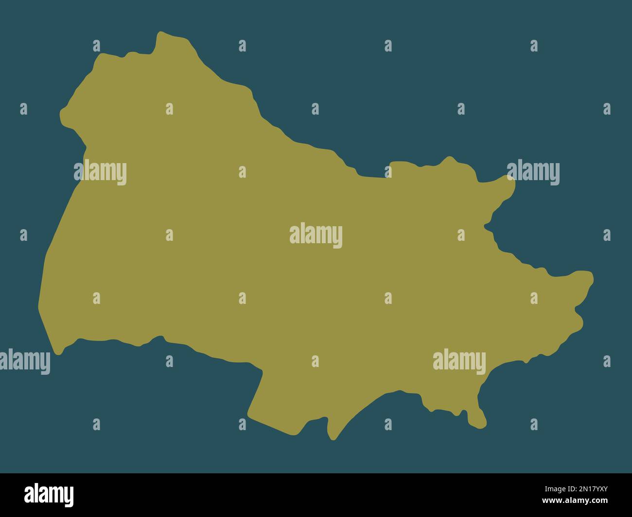 Naguabo, municipality of Puerto Rico. Solid color shape Stock Photo - Alamy