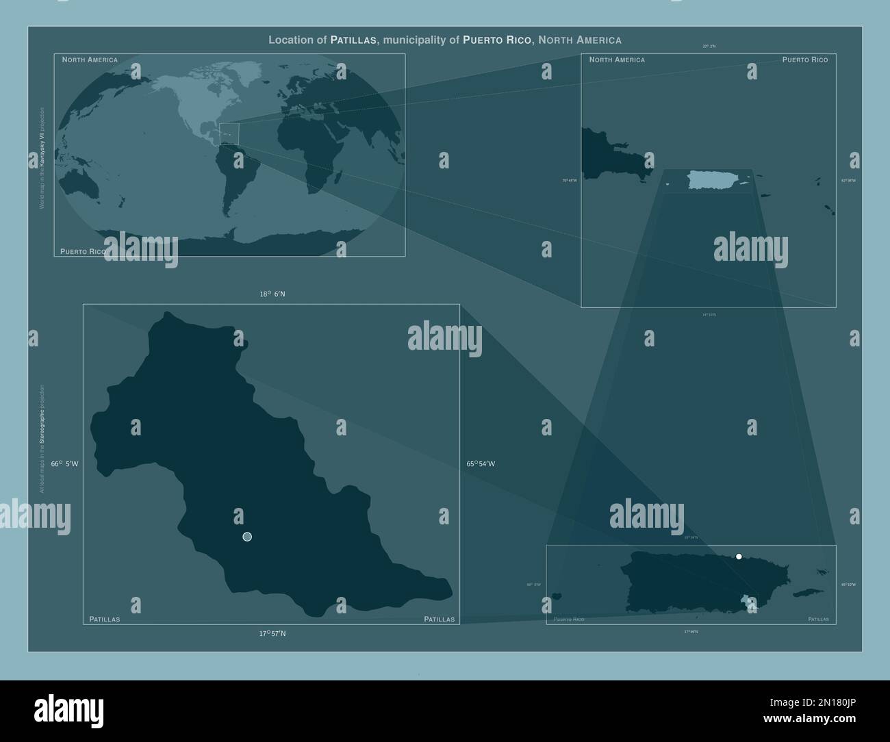 Patillas, municipality of Puerto Rico. Diagram showing the location of ...