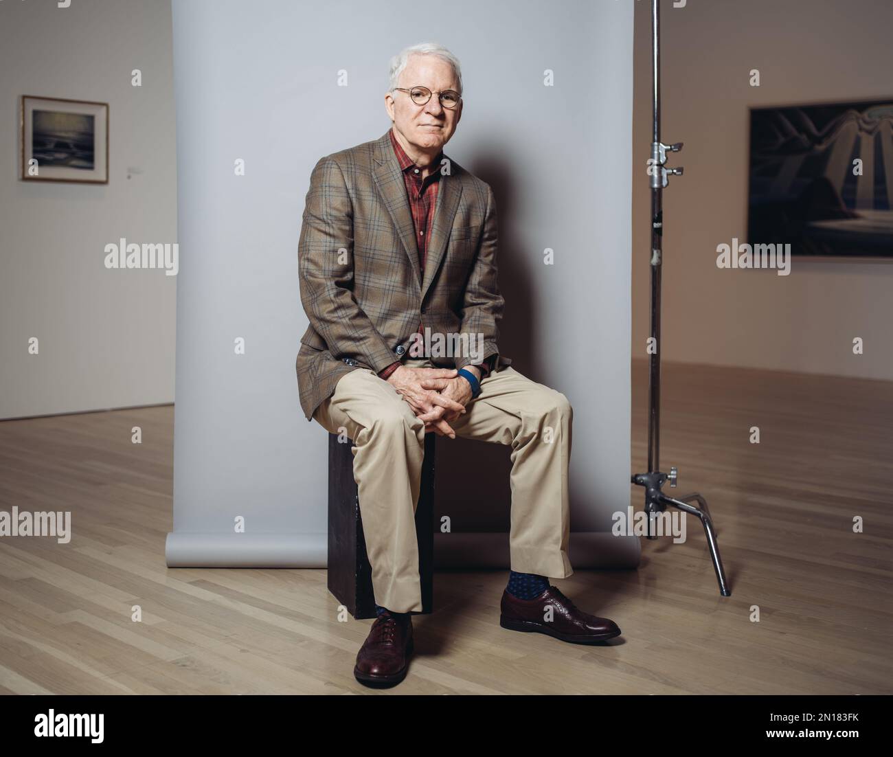 In this Wednesday, Oct. 7, 2015 photo, curator and actor-comedian Steve ...