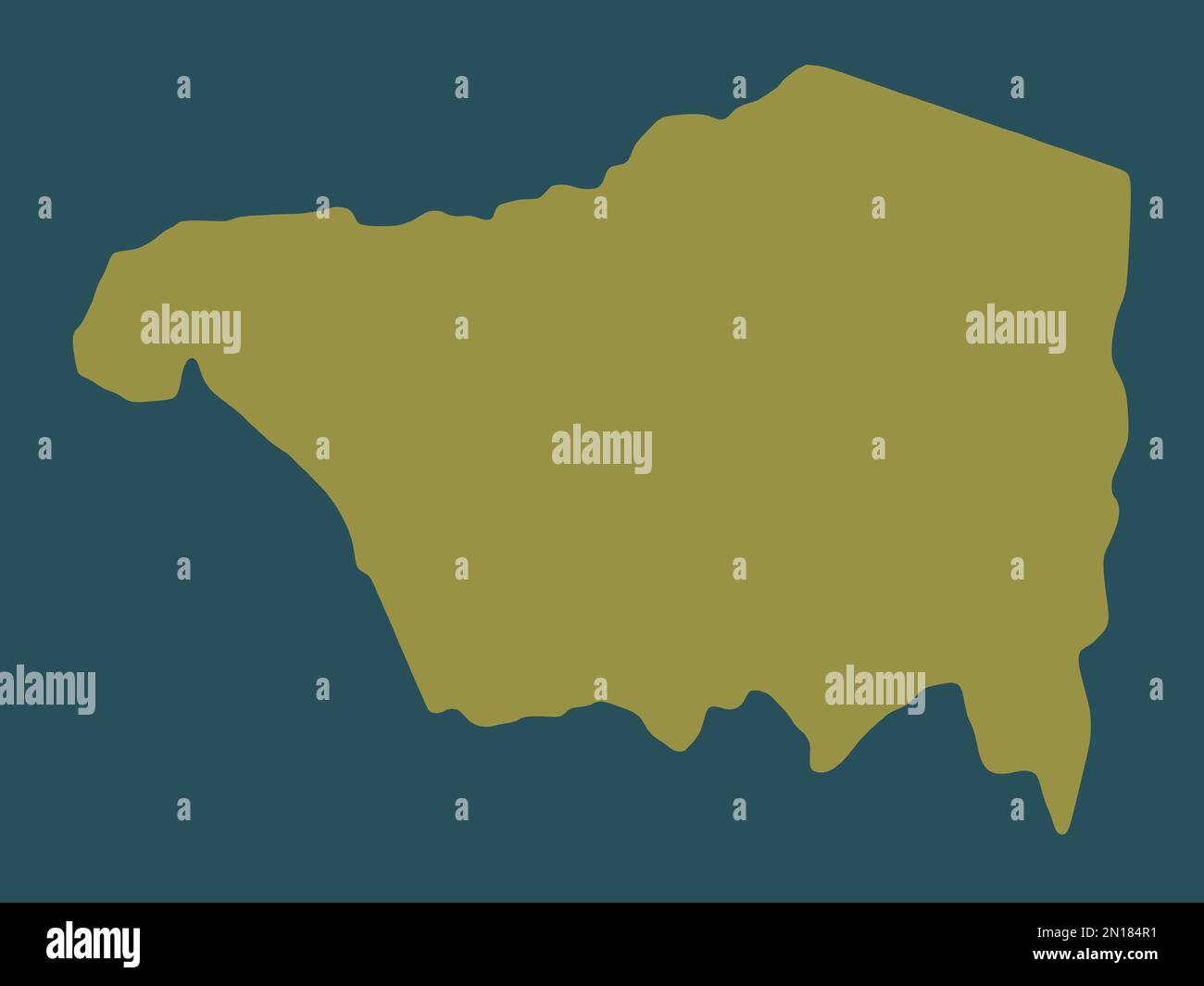 Toa Alta, municipality of Puerto Rico. Solid color shape Stock Photo ...