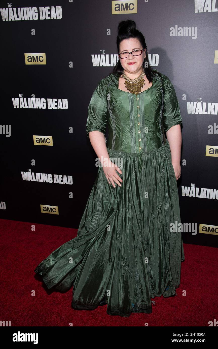 Ann Mahoney attends AMC's "The Walking Dead" season six premiere fan ...