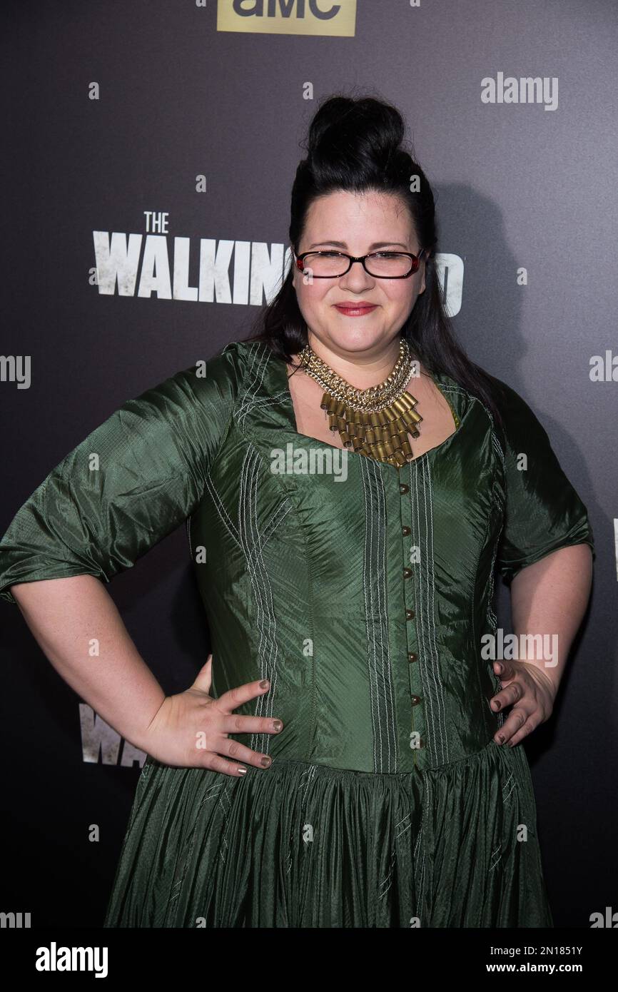 Ann Mahoney attends AMC's "The Walking Dead" season six premiere fan ...
