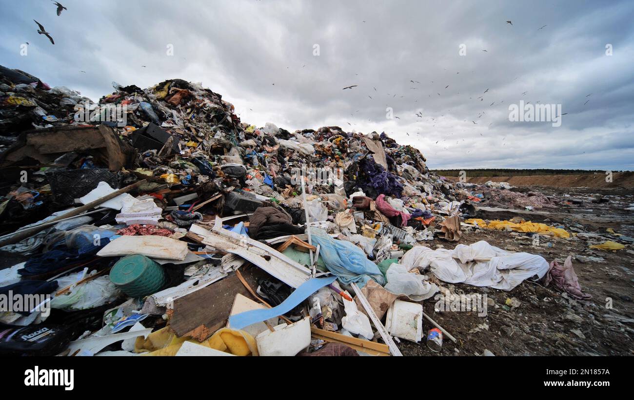 Garbage landfill near a big city Stock Photo - Alamy