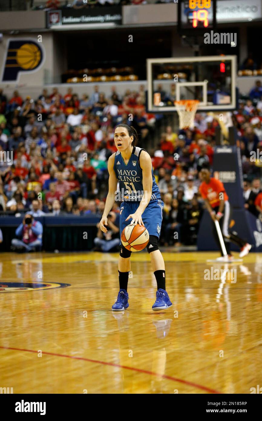 Minnesota Lynx guard Anna Cruz (51) drives in the second half of Game 3 ...