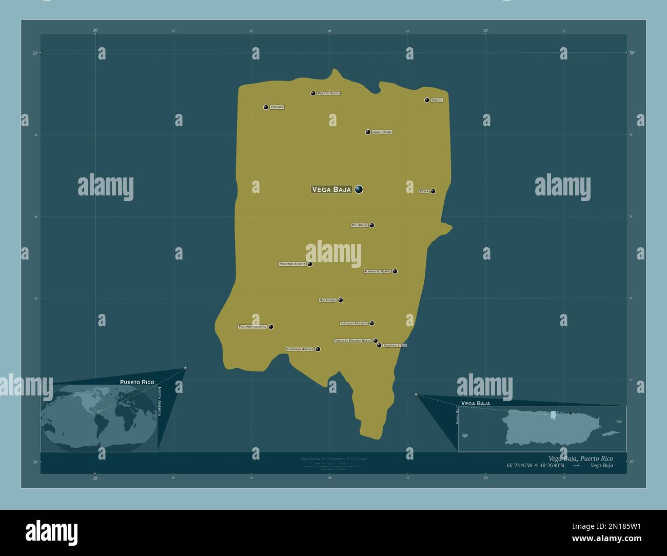 Map Of Vega Baja Puerto Rico at Ginny Mccormick blog