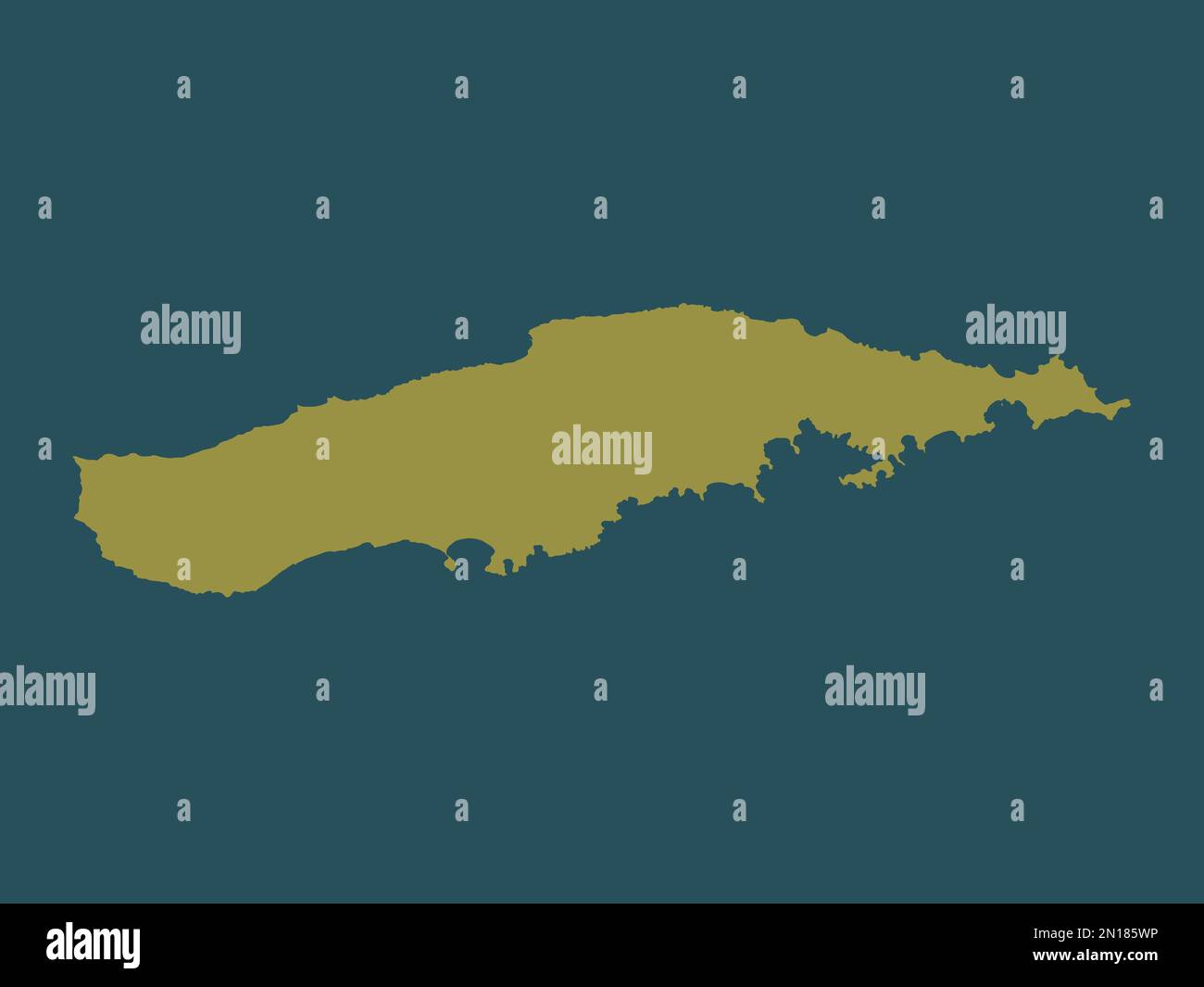 Vieques map hi-res stock photography and images - Alamy