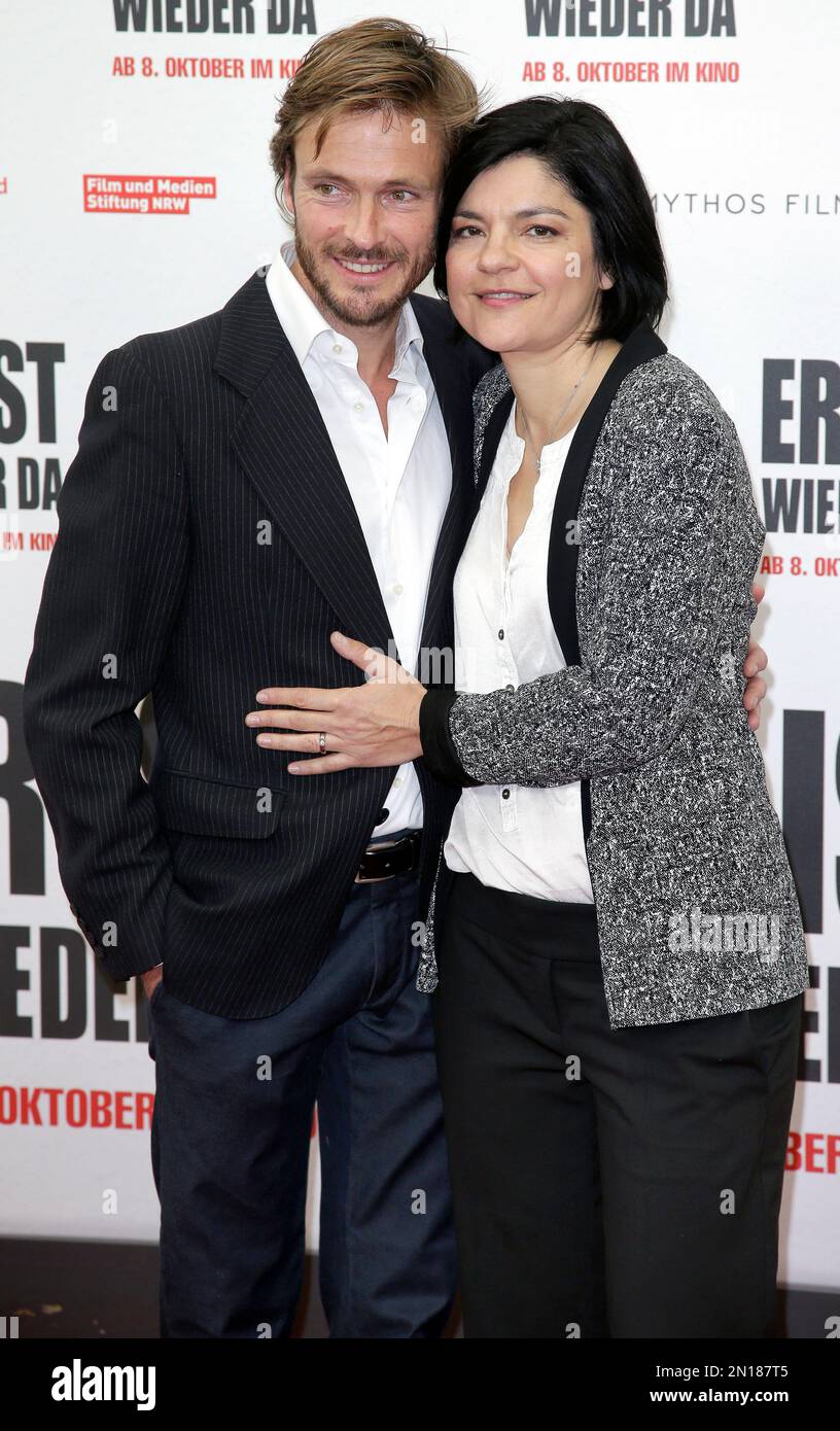 JasminTabatabai right, and her husband Andreas Pietschmann, left, pose ...