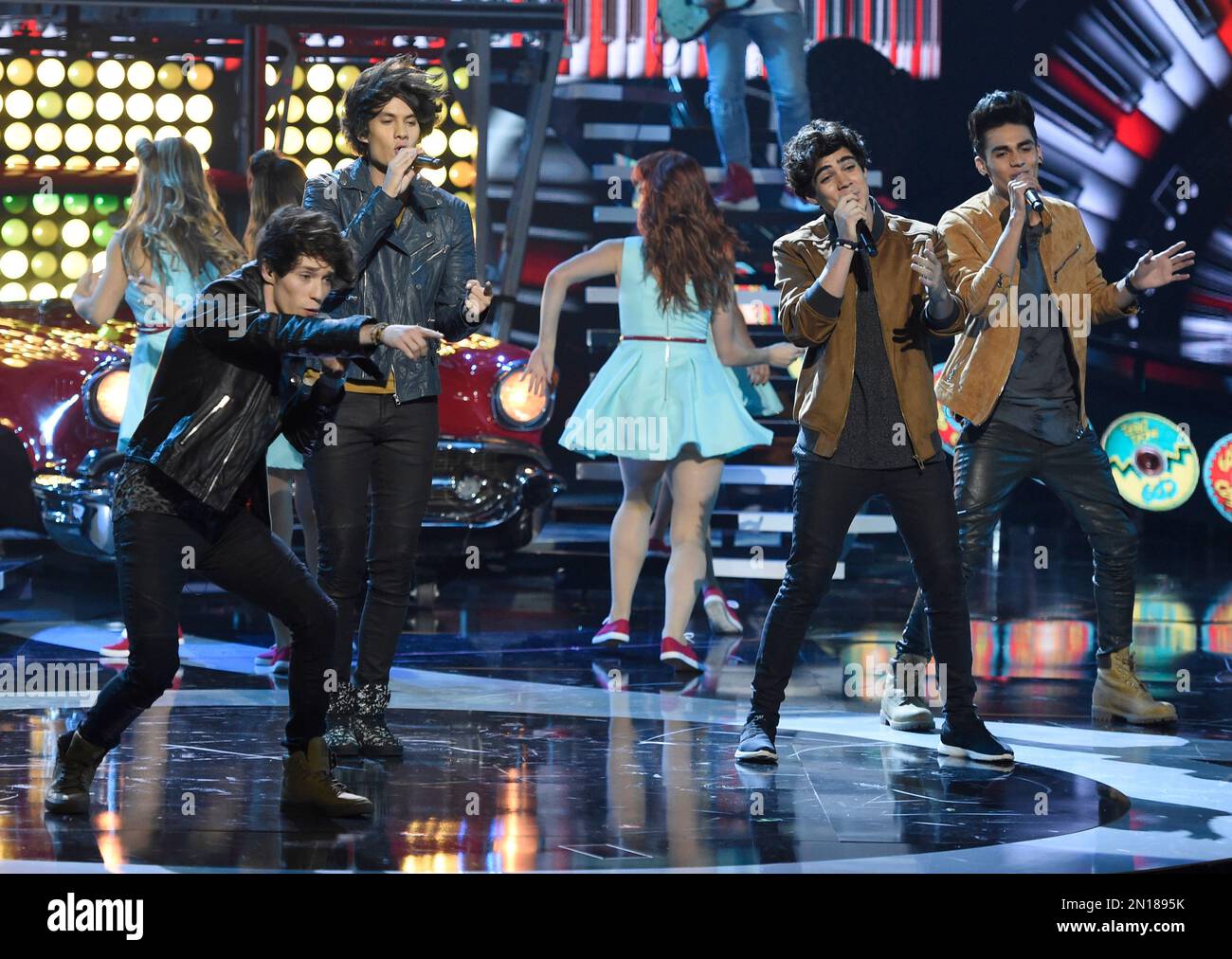 Alonso Villalpando, from left, Bryan Mouque, Jos Canela, and Alan ...