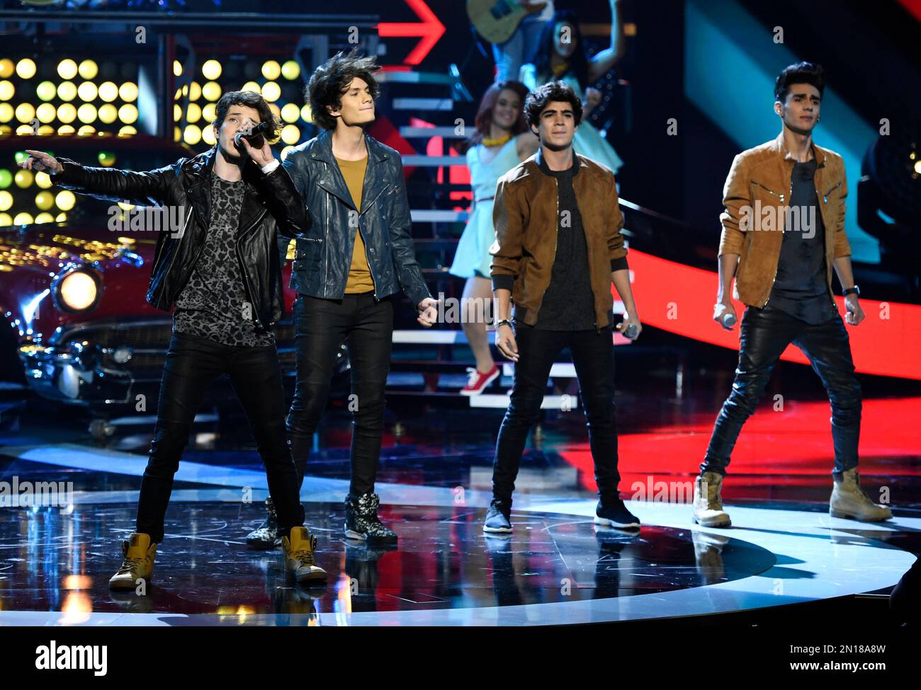 Alonso Villalpando, from left, Bryan Mouque, Jos Canela and Alan ...