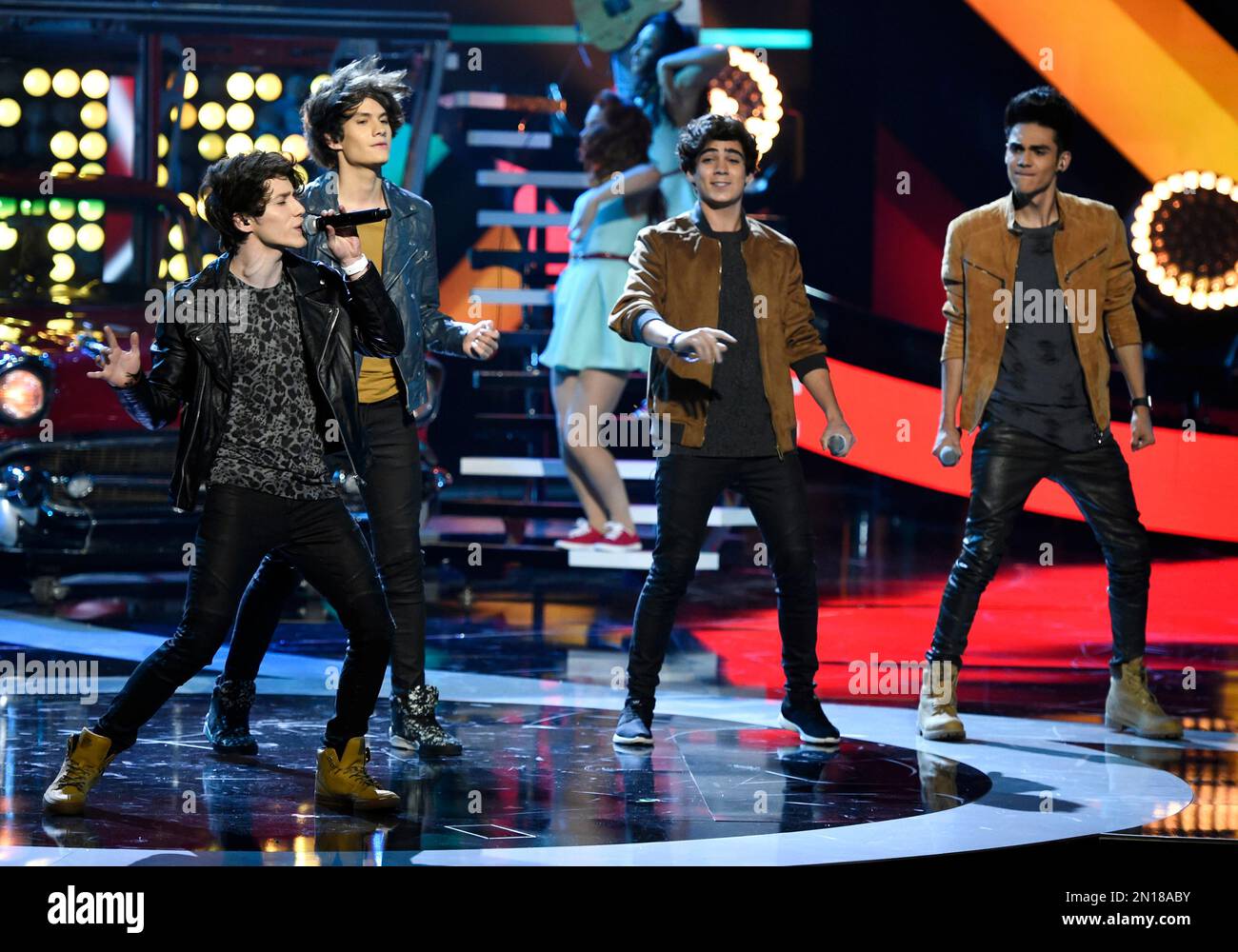 Alonso Villalpando, from left, Bryan Mouque, Jos Canela and Alan ...