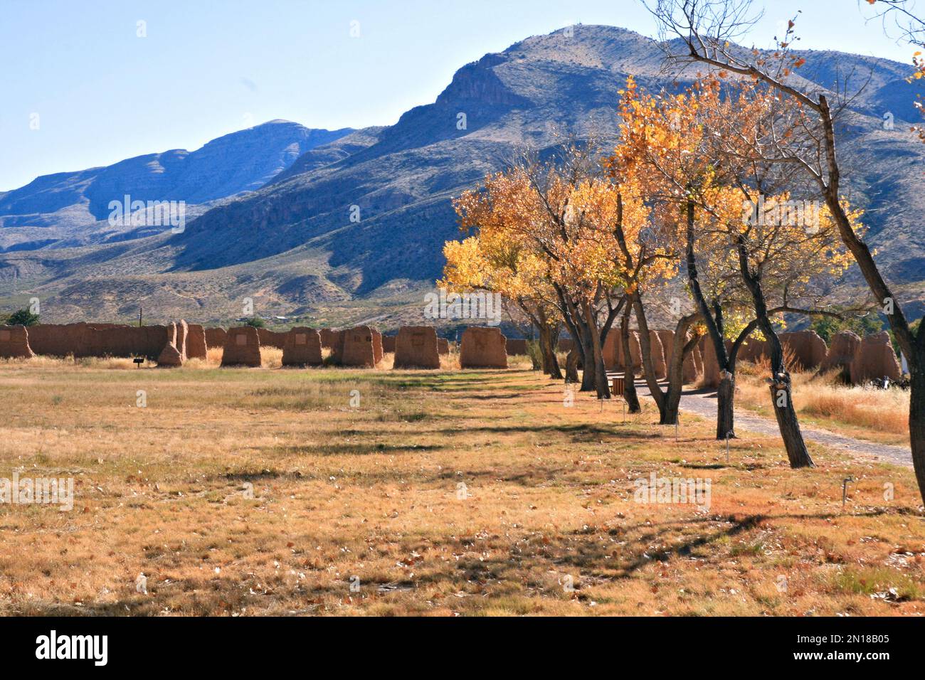 old western fort seldon ruins - new mexico Stock Photo - Alamy