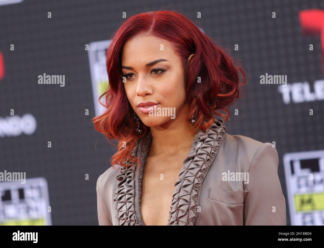Natalie La Rose arrives at the Latin American Music Awards at the Dolby ...