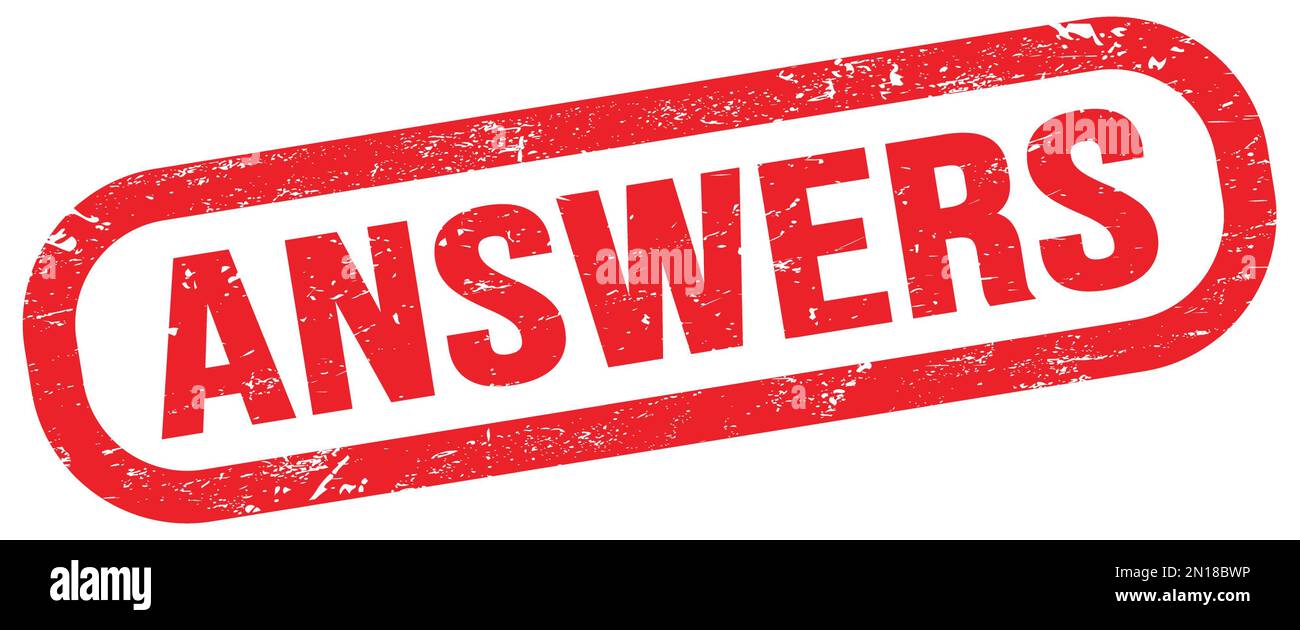Answers logo hi-res stock photography and images - Alamy