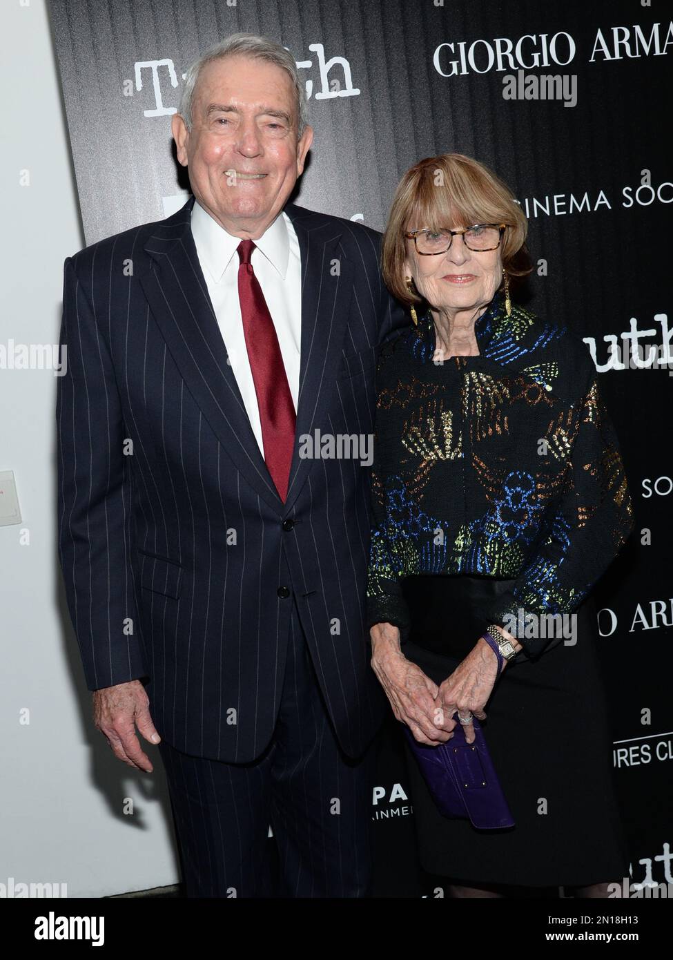 Television journalist Dan Rather and wife Jean Rather attend a special ...