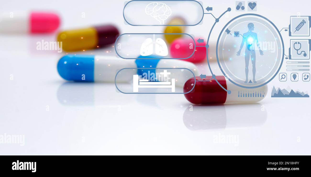 Healthcare and medicine concept. World Health Day background. Health ...