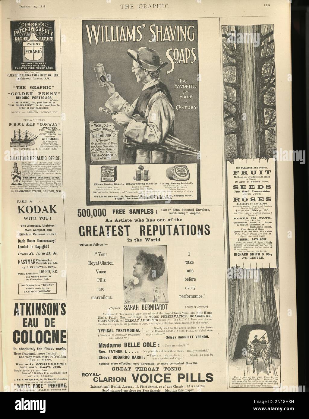 19th century adverts hi-res stock photography and images - Alamy