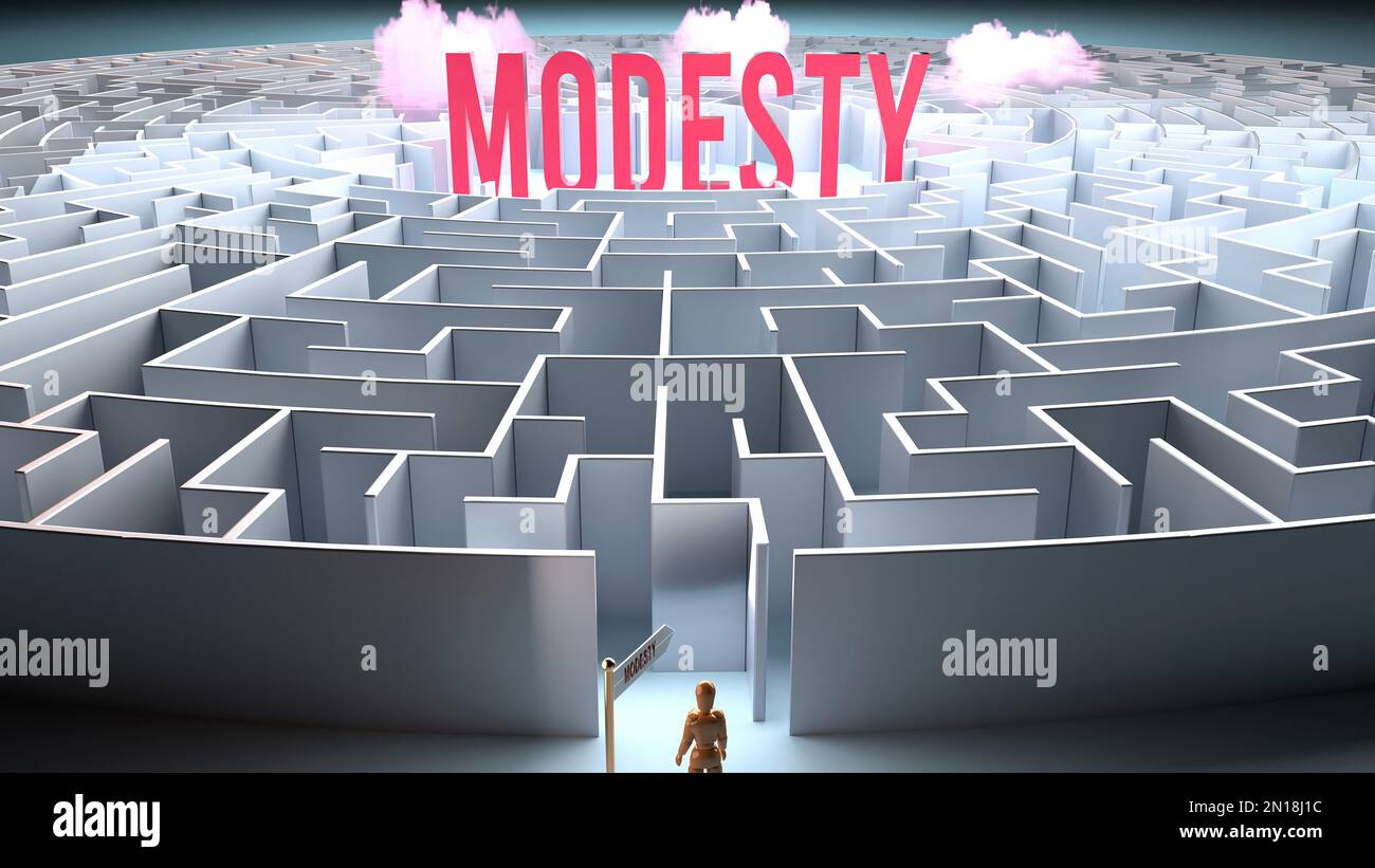 Modesty and a challenging path that leads to it - confusion and ...