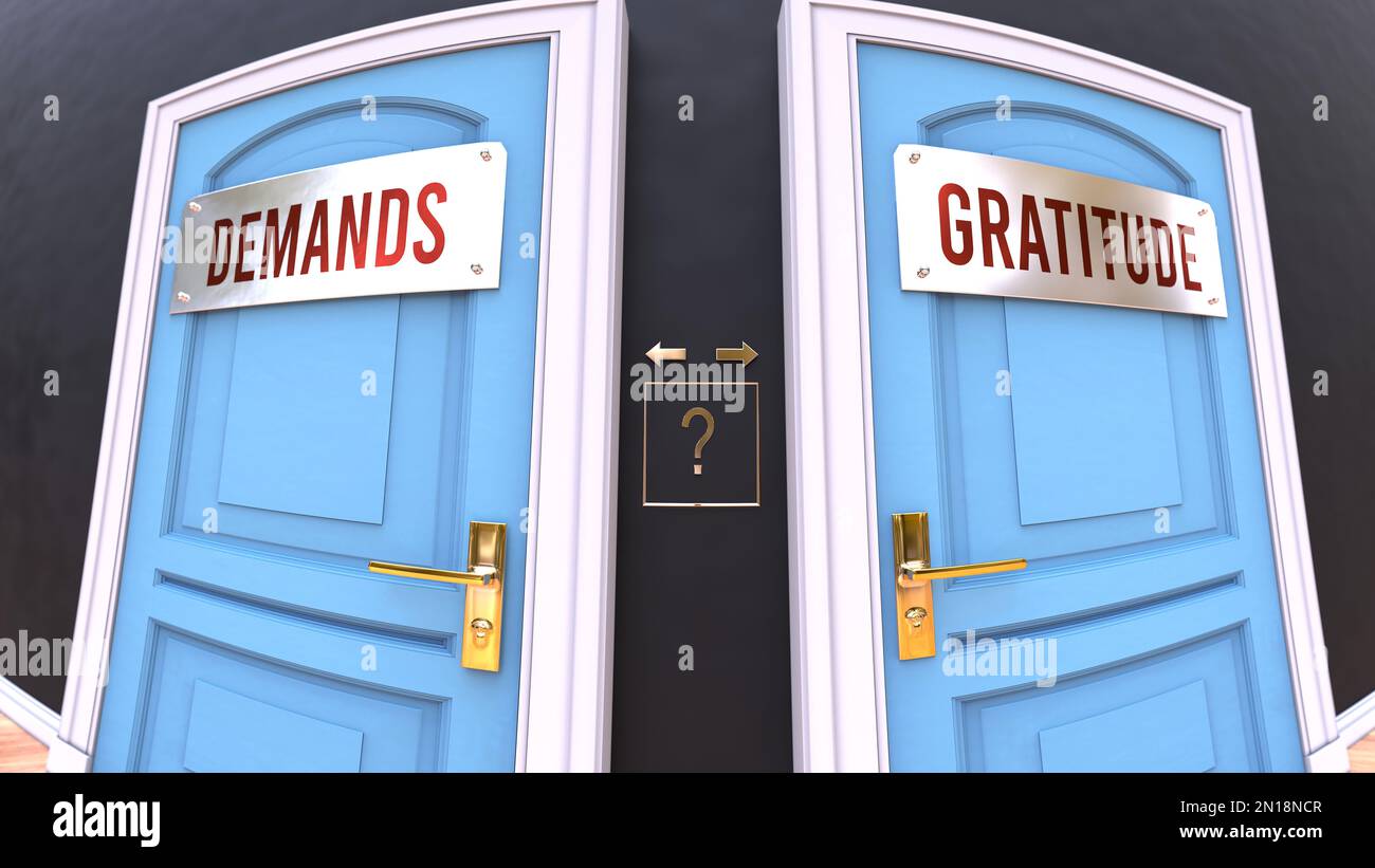 Two mutually exclusive paths to choose from hi-res stock photography ...