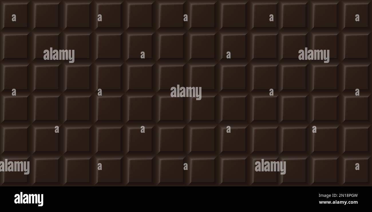 Chocolate bar tile texture background. Vector illustration. Eps 10 ...