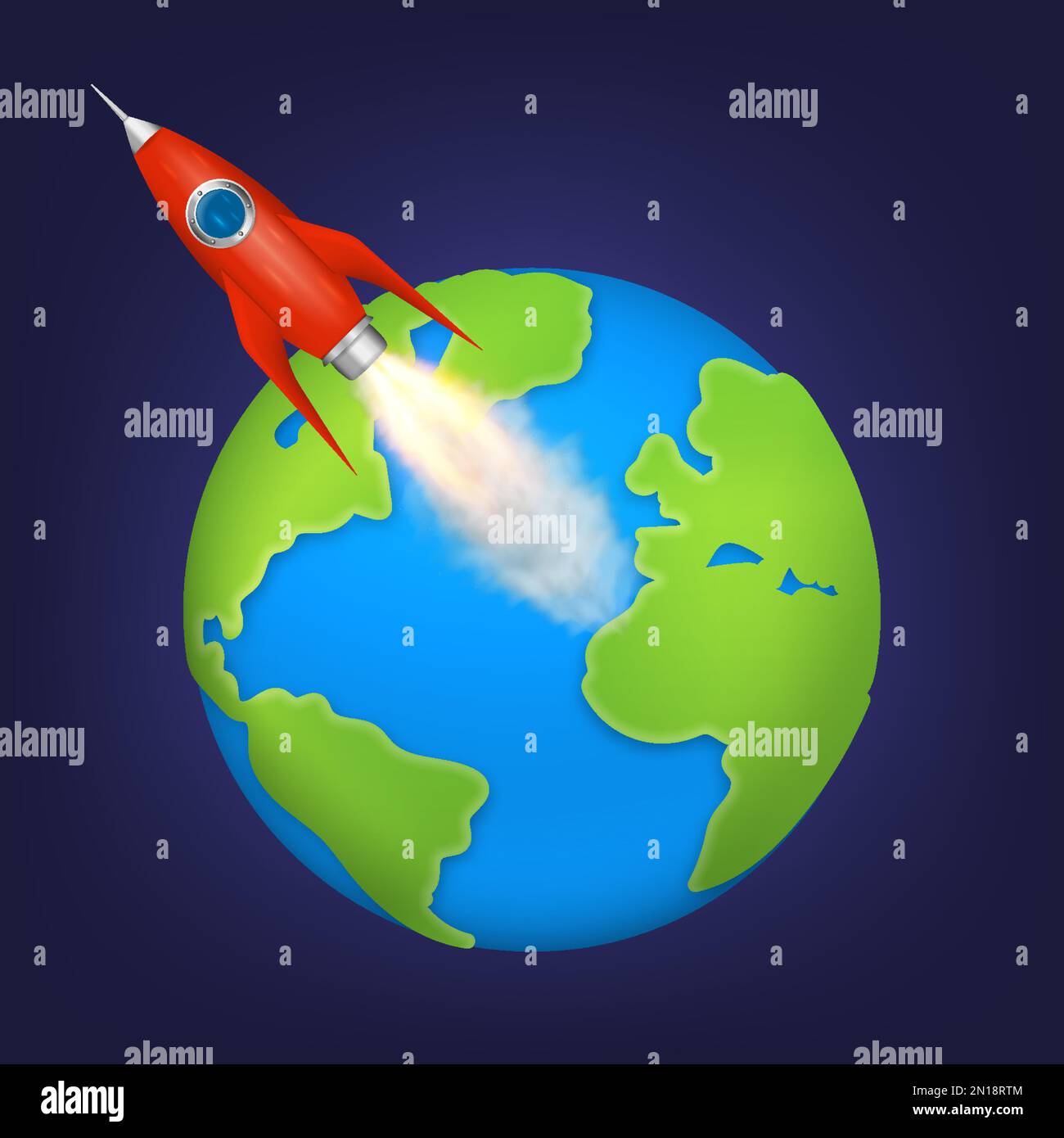 Spaceship earth map Stock Vector Images - Alamy