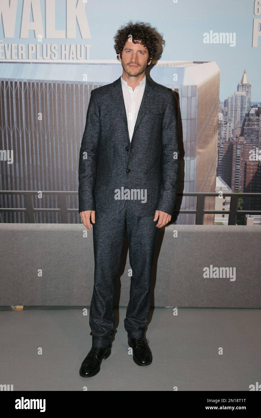 French actor Clément Sibony poses for photographers while attending the ...