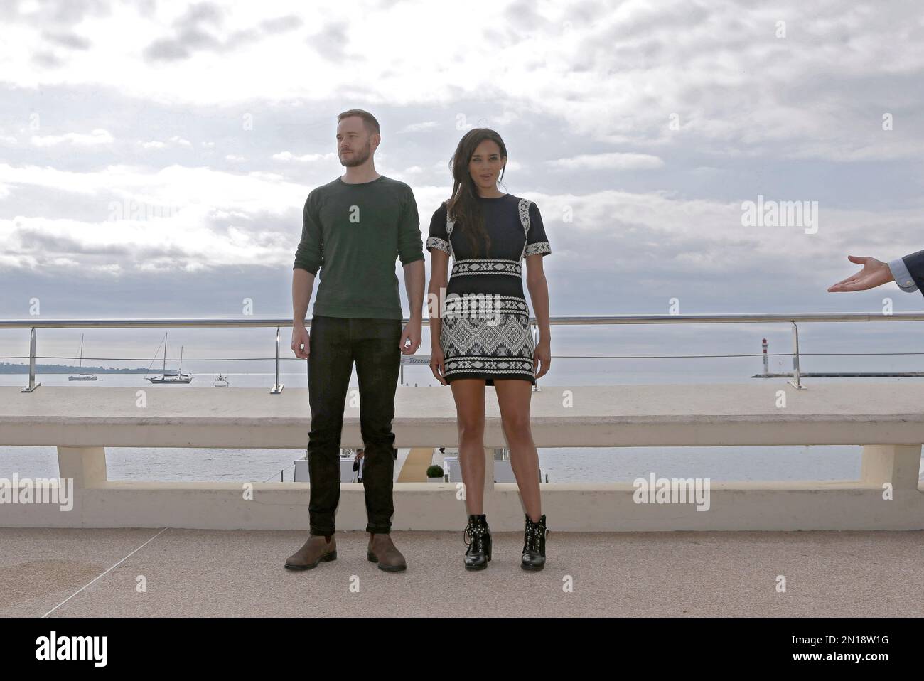 English actress Hannah John-Kamen, right, and Canadian film and ...