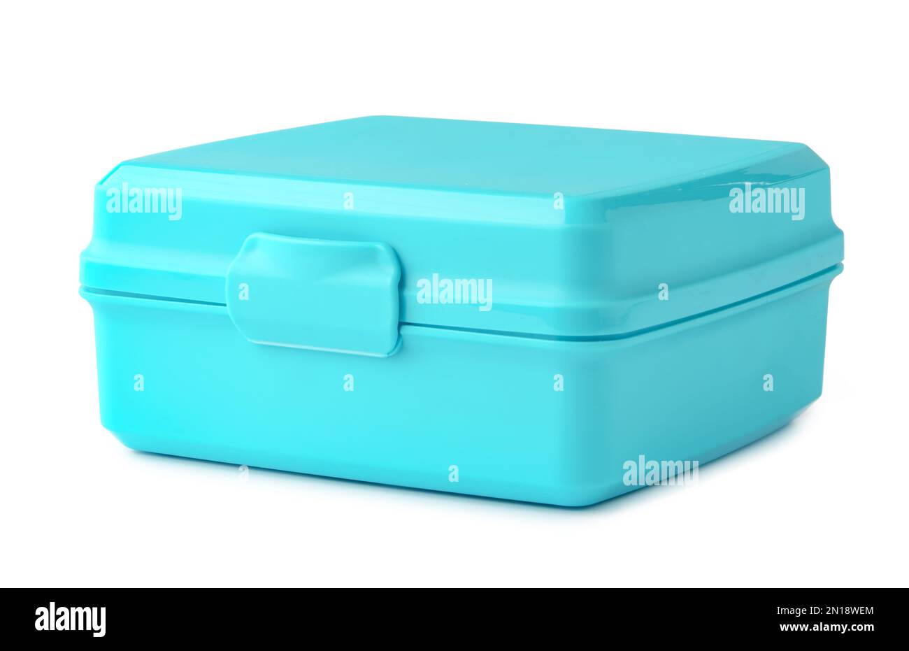 Empty food container isolated on white background Stock Photo - Alamy