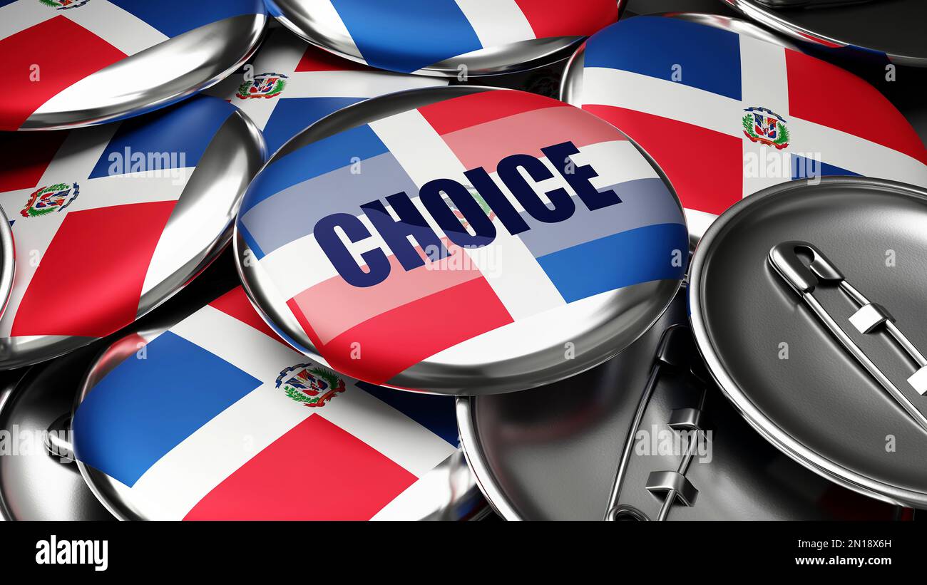 Choice in Dominican Republic - national flag of Dominican Republic on ...