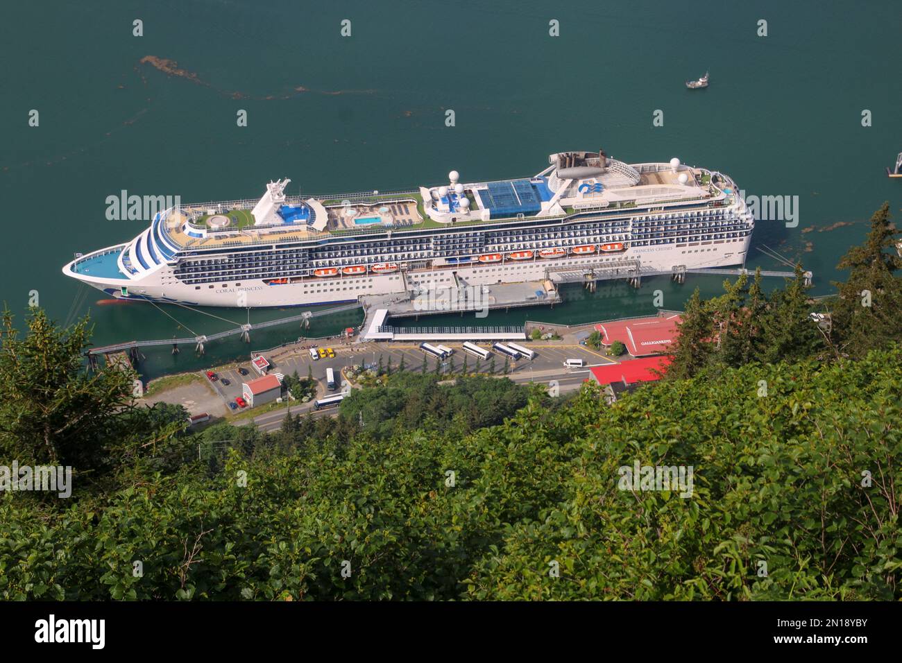 Cruise ship Berth at Ketchikan, Alaska, USA Stock Photo - Alamy