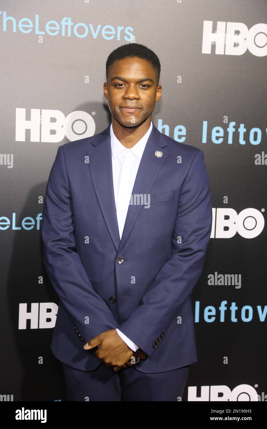 Jovan Adepo arrives for the season two premiere of "The Leftovers" at ...