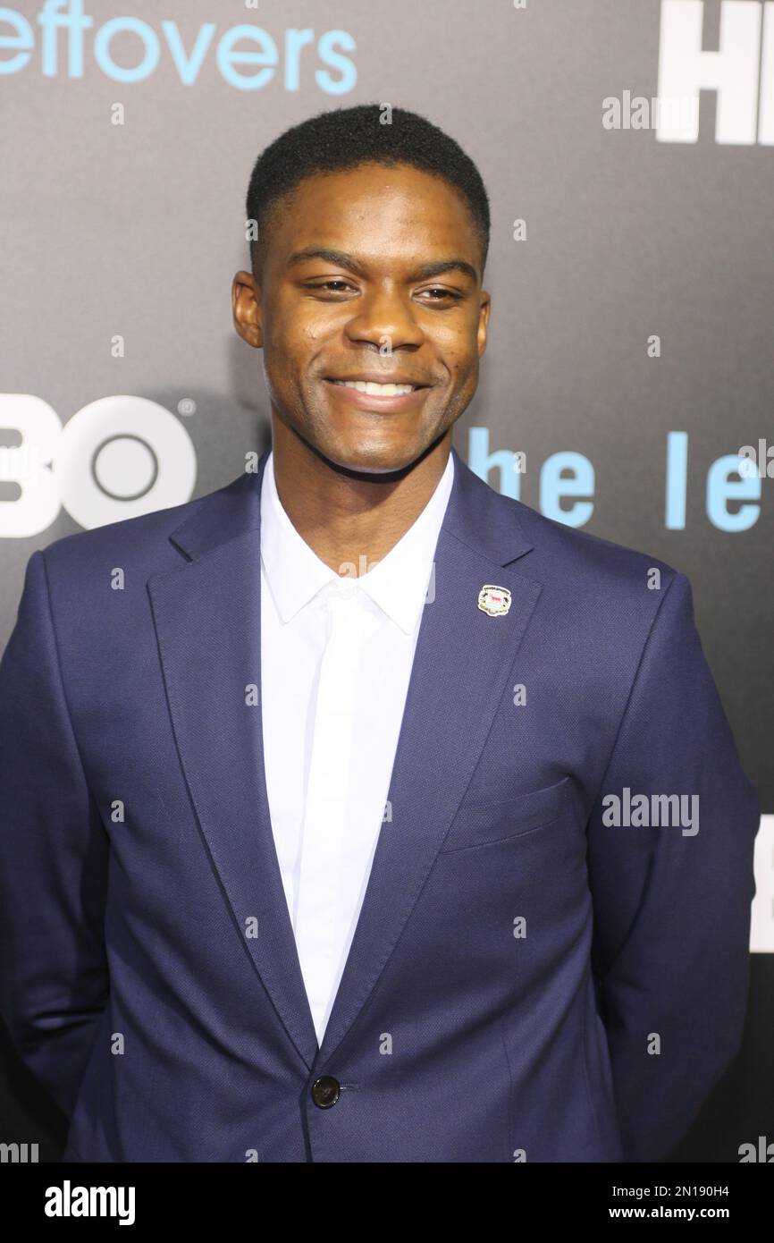 Jovan Adepo arrives for the season two premiere of "The Leftovers" at ...