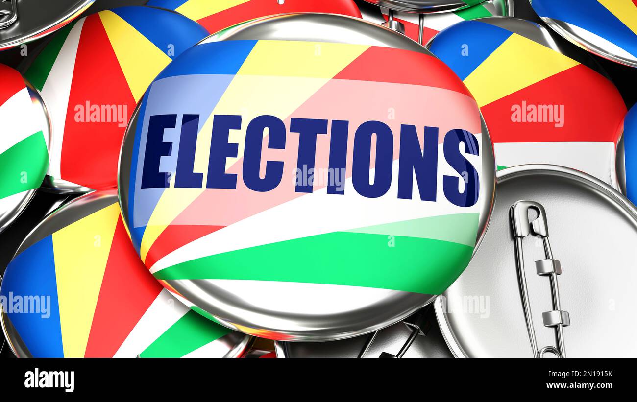 Campaigning and supporting seychelles in elections hi-res stock ...