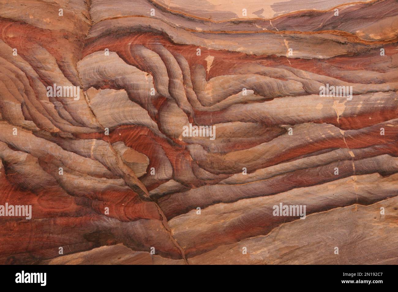 Colorful Sandstone, Petra, Jordan Stock Photo - Alamy